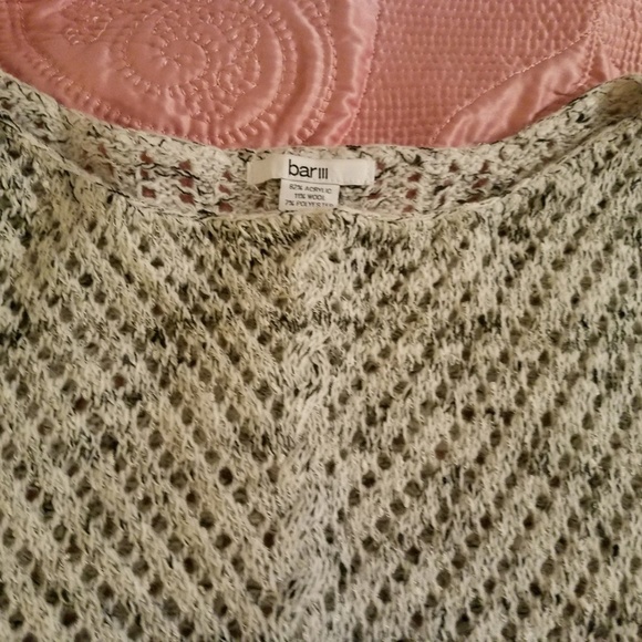 Bar III | Sweaters | Bar 11 Sweater Blackwhite Size Xxl Nwot | Poshmark